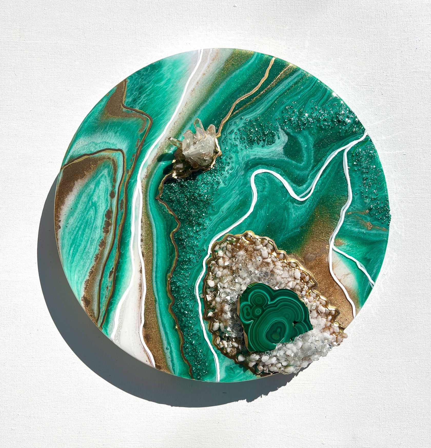 'Malachite Lake' – Leda Daniel Art